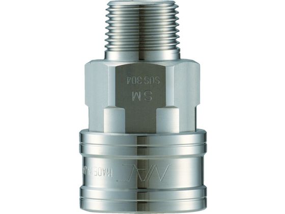 【仕様】●型番：CTL08SM3●最高使用圧力（MPa）：4．5　●適用接続サイズ（インチ）：Rc1　●最大衝撃圧力（MPa）：6．5　●使用流体：空気・水・作動油他●使用温度範囲：−20〜180℃　●両路開放型　●バルブレス●本体：ステン...