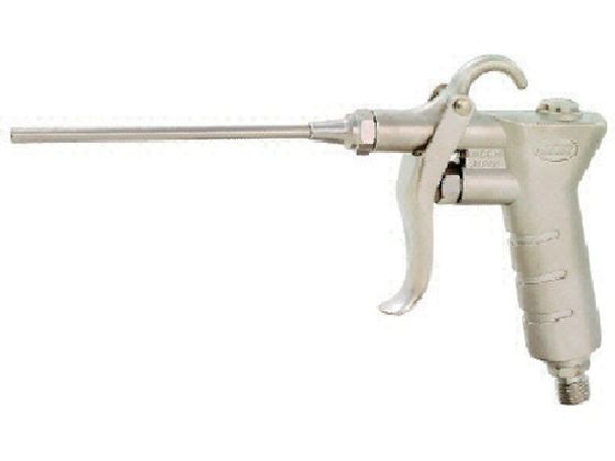 【仕様】●型番：K-601-1S●ノズル長（mm）：122●ノズル口径（mm）：3●ノズル取付口：G1／8●エア取付口：G1／4●全長（mm）：210●使用流体：圧縮空気●最高使用圧力：1MPa●レバー式●ニップルタイプ●使用温度範囲：−1...