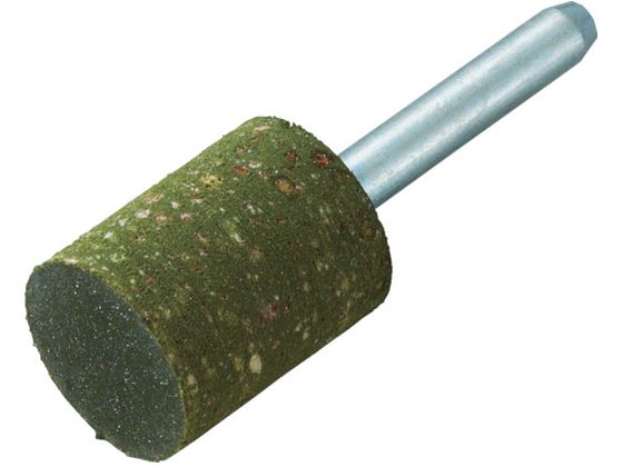 【商品説明】●ステンレス（SUS）系鋼材も目づまりせず高い切削力を発揮します。●低速回転域でも切削力が高いです。●WA＋多結晶多孔性砥粒で焼結しています。【仕様】●型番：MI1225M●入数：5本●外径（mm）：25●軸径（mm）：6●軸長...