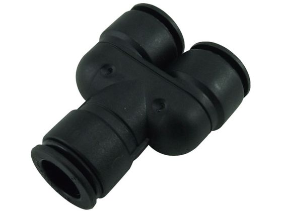 【仕様】●型番：FR10-00UY●適合チューブ外径D（mm）：10×10×10　●使用圧力：1MPa（空気）、0．3MPa（水）　●使用流体：空気、水●流体温度：−5〜60℃（空気）、5〜40℃（水）●本体：難燃性ポリブチレンテレフタレー...