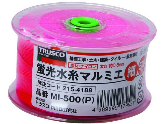 【商品説明】●糸が食い込みにくいスパイラル巻リールです。●指にフィット、クルクルよく回るリールです。●残量が分かりやすいスケルトンタイプです。●糸がほどけない糸止め付です。●鮮やかな蛍光染色ナイロン糸です。【仕様】●型番：MI-500-P●...