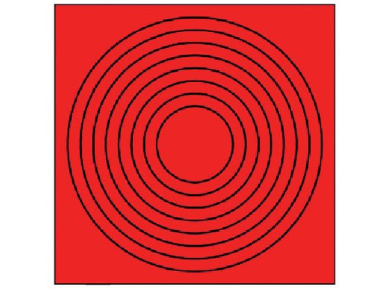 【仕様】●型番：446-85●入数：10枚●表示内容：ゲージマーカー無地（赤）　●取付仕様：粘着シール　●縦（mm）：110　●横（mm）：110●取付方法：貼付タイプ●PPステッカー●貼り付ける面のゴミ・油などを拭きとってください。【備考...