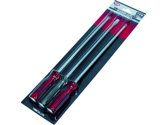 【商品説明】●全長は380mmと長く、スタンダードでは届かない箇所の作業に最適です。●軸が4角形状の貫通ドライバーです。●先端は強力マグネット付です。【仕様】●型番：KLD-3●入数：1S●セット内容：KLD−P2・P3・M3●刃先：マグネ...