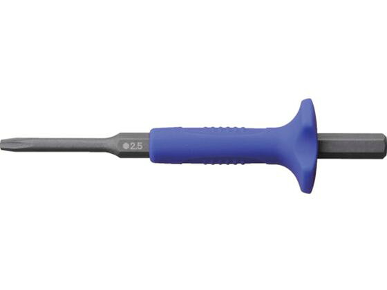 【仕様】●型番：AK-22NH-2.5●全長（mm）：105mm●対応サイズ：H2．5mm●対応ネジ：六角穴付●対辺6．35mm六角軸●取替用ビット●六角ネジとりビット六角軸：対辺6．35mm●ネジに喰い込む特殊刃先形状●クロムモリブデンバ...