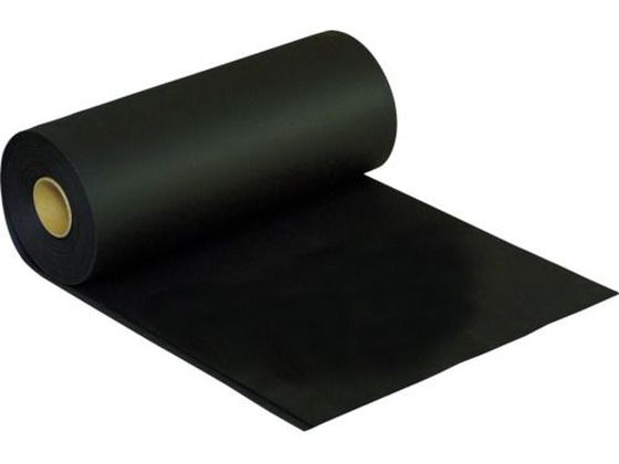 【商品説明】●撥水性・耐候性・防音性に優れています。●表面皮膜タイプの非移行性EPDMスポンジです。【仕様】●型番：TER−1055●厚さ（mm）：10　●幅（mm）：500　●長さ（m）：5　●色：黒　●使用温度範囲（℃）：−20〜80●...