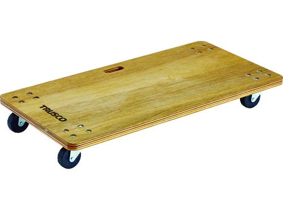 【仕様】●型番：PC-4590G●均等荷重（kg）：100　●長さ（mm）：900　●幅（mm）：450　●高さ（mm）：115　●板厚（mm）：24　●キャスター径（mm）：75　●組立目安：−●完成品　●自在キャスター4個●荷台：木製合...