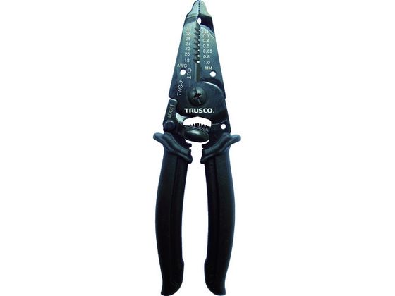 【仕様】●型番：TWS-2●全長（mm）：165●適合電線：0．25〜1．0mm単線●適合電線（mm）：0．25〜1．0●色：黒●本体：スチール●グリップ：樹脂【備考】※メーカーの都合により、パッケージ・仕様等は予告なく変更になる場合がござ...