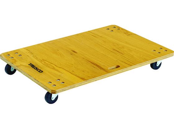 【仕様】●型番：PC-6090G●均等荷重（kg）：100　●長さ（mm）：900　●幅（mm）：600　●高さ（mm）：115　●板厚（mm）：24　●キャスター径（mm）：75　●組立目安：−●完成品　●自在キャスター4個●荷台：木製合...