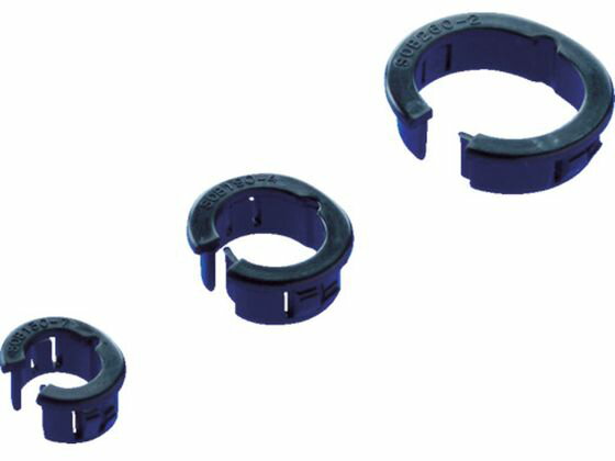 【商品説明】●パネル板の穴に電線を通した後にワンタッチで固定でき保護も可能なブッシュです。●取付爪部を内側に押すだけで簡単に外せます。●ポリアミド樹脂（ナイロン66）製で、電気絶縁、耐摩耗性にも優れた商品です。●RoHS指令対応品です。【仕...