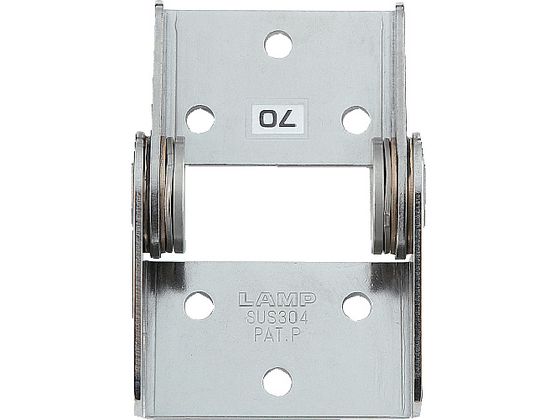 【商品説明】●任意の角度を保持できるフリーストップ仕様です。●2万回の開閉テスト（当社基準）をクリアしています。【仕様】●型番：HG−ITM70●全長（mm）：44　●定格トルク（N・m）：7．0±20％　●幅（mm）：80　●ねじ穴数：6...