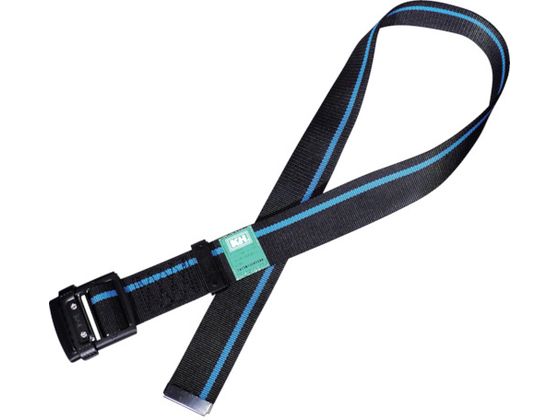 【商品説明】●バックル部分も先端金具もオールブラックです。【仕様】●型番：47413BF●色：黒／青 ●胴ベルト寸法幅×長さ（mm）：50×1200●軽量アルミスライドバックルタイプ ●参考ウエストサイズ：約100cm ●安全帯用胴ベルトの...