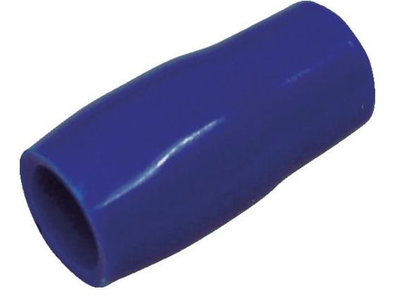 【商品説明】●絶縁体の色は7色を用意しております。【仕様】●型番：TIC 38-BLU●入数：100個●色：青　●最高使用温度（℃）：60　●全長（mm）：33　●内寸（mm）：14　●適用端子：38mm［［の2乗］］用　●袋入数（個）：1...