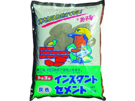 【商品説明】●水を加えるだけで作業できます。【仕様】●型番：NO5105●入数：1袋●色：灰 ●容量（kg）：4．0 ●硬化時間：24時間 ●可使時間：20分●施工面積（cm×cm）：45×45（1cm厚）●ポルトランドセメント、シリカサン...