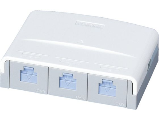 【商品説明】●工具を使わずに開閉できるスライド式カバーを採用しました。●工具なしでも専用工具でも結線ができます。【仕様】●型番：NR3163●ポート数：3　●幅（mm）：45　●長さ（mm）：27　●高さ（mm）：60●カテゴリ5e　●適合...