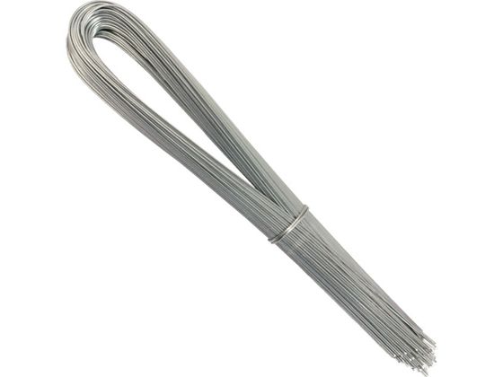 【商品説明】●結束した場所がわかりやすいメッキタイプです。【仕様】●型番：10106118●入数：112本●鉄線径（mm）：約0．8 ●番手：21 ●全長（mm）：450 ●長さ（m）：0．45 ●束入数（本）：112●なまし鉄線 ●表面処...