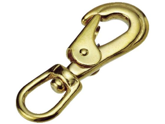 【商品説明】●チェーン・ワイヤ・ロープなどの連結や、端末の金具のジョイントに。連結金具として。●アイの部分が回転するので、チェーンなどのよりとりになります。●スプリングフックで手軽に開閉作業ができます。【仕様】●型番：TBRF-2●d（mm...