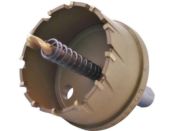 【商品説明】●被削材：ステンレス（6mm以下）、鋼板、銅などの金属系材（板およびパイプ）、木材、合板、合成樹脂などの木材系、石こうボード、人造大理石など軟質系窯業材。●ドリルと本体のチタンダブルコーティングです。●深孔を可能にした切り粉排出...