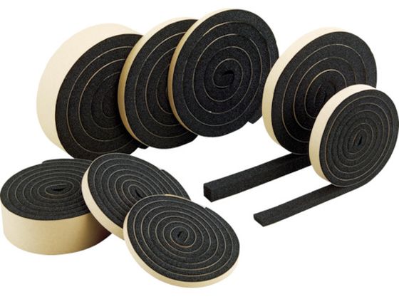 【商品説明】●耐久性・耐候性に優れたEPDM発泡体に、粘着テープを付けた高機能シール材です。【仕様】●型番：TWST-1550●色：ブラック　●幅（mm）：50　●長さ（m）：2　●厚さ（mm）：15●粘着力：4．6N／10mm　●切断には...