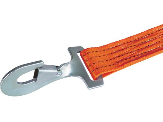 【商品説明】●トラック輸送時の荷崩れ防止。パレット積載時の安全な輸送または集積の安全確保に。木工製品・家具・引越荷物などの傷を嫌う製品の輸送に。鋼管やビニールパイプ等の結束に。●ラチェット（歯車）式の強力タイプのベルト荷締機です。●ポリエス...
