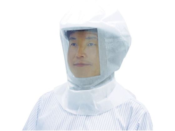 【商品説明】●前面には防曇フィルムを使用し、曇りにくくなっています。●頭巾内側についてるゴム紐にて頭に固定する事ができます。●ヘルメットの上から被る事ができるので、軽度の粉じんなどを防ぐ事ができます。【仕様】●型番：TDH-02●入数：10...