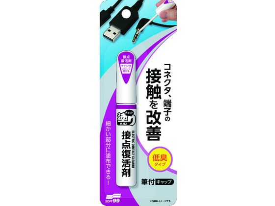 【商品説明】●電子機器・通信機器のコネクタや端子の接触を改善する筆付タイプの接点復活剤です。●少量塗布が可能で、多量噴霧による故障リスクを低減します。●ガスを使用していないので、独特の嫌な臭いのしない低臭タイプです。【仕様】●型番：2059...