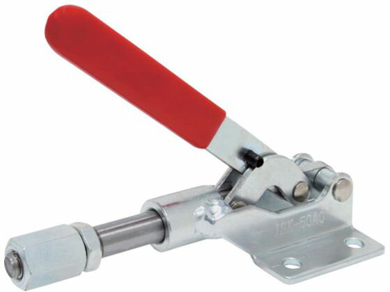 【仕様】●型番：ISK-50A0●全長（mm）：150．5●押圧力（kN）：2．0●先端部ねじ径：M10●ストローク（mm）：30●ハンドル操作角度（°）：180●横押し型●フランジベース●スチール【備考】※メーカーの都合により、パッケージ...