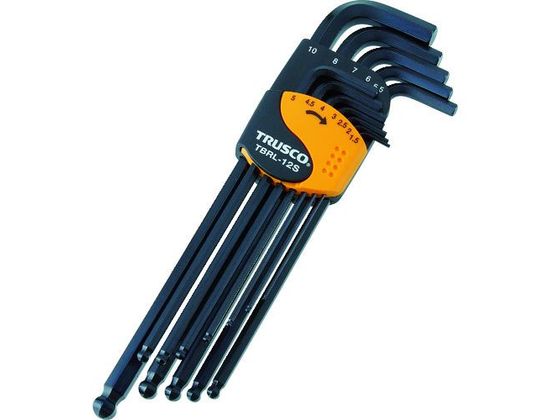 【仕様】●型番：TBRL-12S●入数：12本●セット内容（mm）：1．5、2、2．5、3、4、4．5、5、5．5、6、7、8、10●セット内容（本）：12●クロムバナジウム鋼（Cr−V）●ホルダ【備考】※メーカーの都合により、パッケージ・...