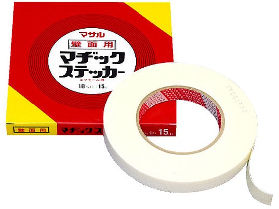 【商品説明】●「ニューエフモール」などあるゆるモールやケーブルカバーの壁面施工に最適です。●ゴム系発泡体にアクリル系粘着剤を塗布した両面テープです。●高い粘着力と保持力を発揮します。【仕様】●型番：18KMS●幅（mm）：18　●長さ（m）...