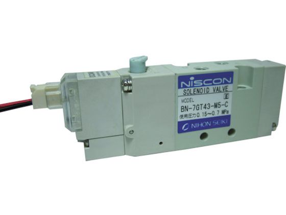 【仕様】●型番：BN-7GT43-M5-C-E200●有効断面積（［［MM2］］）：3．8　●接続口径：M5　●電源（V）：AC200　●使用流体：空気　●最高作動圧力差（MPa）空気：＊　●最高作動圧力差（MPa）水：＊　●オリフィス（m...