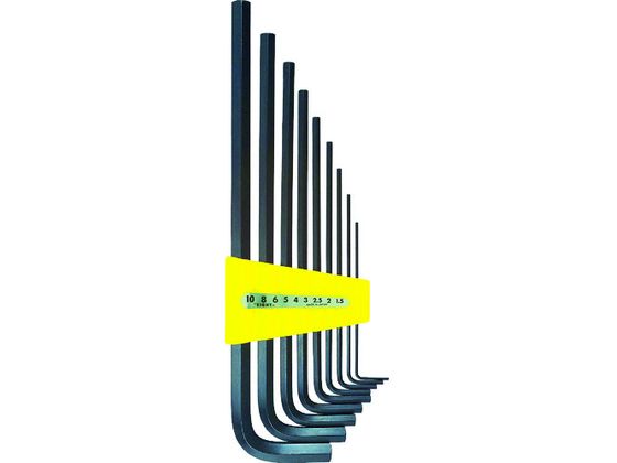 【商品説明】●ISO・JIS規格を上回るよう、設計・製作されている「プロ向け」の製品です。●ホルダは六角棒スパナの取り出し、収納が容易にできて紛失を防ぎ、携帯や保管に便利です。【仕様】●型番：014-9●入数：1S●セット内容（mm）：1．...