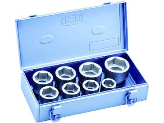 【商品説明】●外観品質の向上と防錆力向上を図り、表面処理を無電解メッキにしました。【仕様】●型番：NV608S●入数：1S●差込角（mm）：19．0●セット内容：6NV−24、27、30、32、35、36、41、46●セット内容（点）：8●...