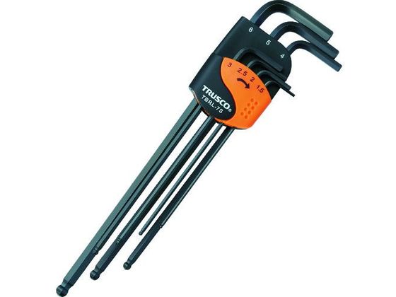 【仕様】●型番：TBRL-7S●入数：7本●セット内容（mm）：1．5、2、2．5、3、4、5、6●セット内容（本）：7●クロムバナジウム鋼（Cr−V）●表面処理：黒染め●ホルダ【備考】※メーカーの都合により、パッケージ・仕様等は予告なく変...