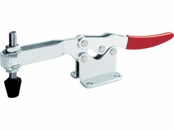 【仕様】●型番：ISK-HH5500●全長（mm）：264●締付力（kN）：3．4●付属ボルト径：M10×70●クランプアーム移動角度（°）：95●ハンドル操作角度（°）：75●下方押え型●水平ハンドル●フランジベース●スチール●ねじ先端ゴ...
