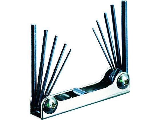 【仕様】●型番：W-98●入数：10本●セット内容（mm／インチ）：1．27（1／20）、1．5、1．6（1／16）、2、2．4（3／32）、2．5、3、3．2（1／8）、4、4．8（3／16）●RoHS対応●特殊鋼●表面処理：黒染め【備考...