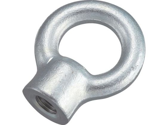 【商品説明】●ナットの頭部がリング状になっているので、ロープ、鎖、ワイヤなどを通して使用できます。【仕様】●型番：TIN-038●D（mm）：8　●L（mm）：25　●H（mm）：48．5　●A（mm）：41　●B（mm）：28　●ねじ径：...