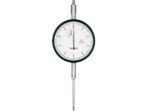 【商品説明】●目盛板の大きい50mmの長ストロークのダイヤルゲージです。【仕様】●型番：KM-55●測定範囲（mm）：0〜50　●最小表示（mm）：0．05　●目盛仕様：0−5−10　●取付軸径（mm）：10　●測定力（N）：2．5以下　●...