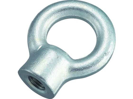 【商品説明】●ナットの頭部がリング状になっているので、ロープ、鎖、ワイヤなどを通して使用できます。【仕様】●型番：TIN-06●D（mm）：5　●L（mm）：16　●H（mm）：32．5　●A（mm）：26　●B（mm）：19　●ねじ径：M...