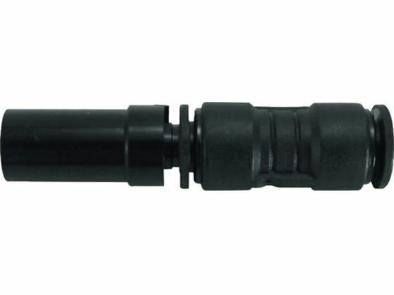 【仕様】●型番：FR6-10RC●ジョイント径E（mm）：10　●適合チューブ内径D（mm）：6　●使用圧力：1MPa（空気）、0．3MPa（水）　●使用流体：空気、水●流体温度：−5〜60℃（空気）、5〜40℃（水）●本体：難燃性ポリブチ...