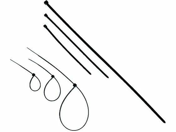 【商品説明】●引張強度に優れた結束バンドです。●耐候性があるので屋外で使用可能です。●汎用的に利用いただける結束バンドです。【仕様】●型番：T-DK370BK●入数：50本●色：黒　●幅（mm）：4．8　●長さ（mm）：370　●厚さ（mm...