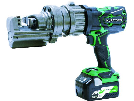【商品説明】●36Vバッテリーを使用しています。●1度の充電でD16を225カットできます。●ヘッドが360°回転します。【仕様】●型番：ISK-RC16LE●切断能力（mm）：D6〜16（SD345相当）●切断速度（秒）：3●バッテリー電...