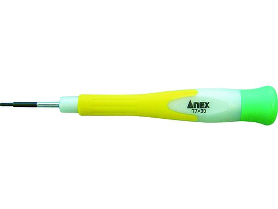 【仕様】●型番：3544●軸長（mm）：30●刃先：T−7●全長（mm）：138●ハンドル径（mm）：17●キャップ色：緑●軸：特殊合金鋼●グリップ：ポリプロピレン、エラストマー樹脂●3543、3544、3545はいじり止め付です。【備考】...