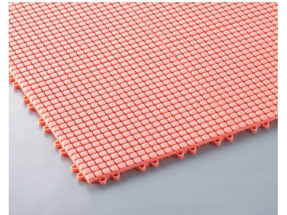【商品説明】●ブロック形状で、カットしやすくサイズの調整が簡単です。●ソフトで水切りがよく、素足でもべたつきません。●防炎適合品です。防炎性能登録番号（EO010184）【仕様】●型番：F-163-HK●色：ピンク　●タイプ：本駒　●幅（m...