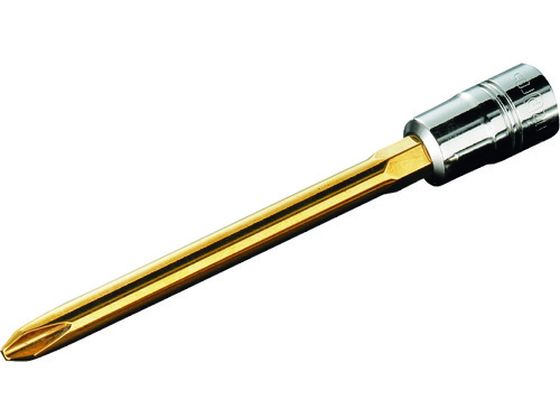 【商品説明】●差込角側は応力の集中を防ぐパワーフィット形状を採用しています。●チタンコーティングにより耐摩耗性を向上しています。【仕様】●型番：NBT2P-1L●差込角（mm）：6．35●刃先：［［＋］］No．1●全長（mm）：92．7●ビ...