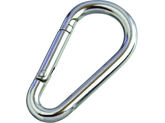【商品説明】●チェーンの端末金具などに、ワンタッチで付け外しができます。【仕様】●型番：B-2653●D（mm）：6 ●L（mm）：63 ●S（mm）：11 ●W（mm）：34 ●使用荷重（kN）：0．78●ステンレス（SUS316） ●バ...