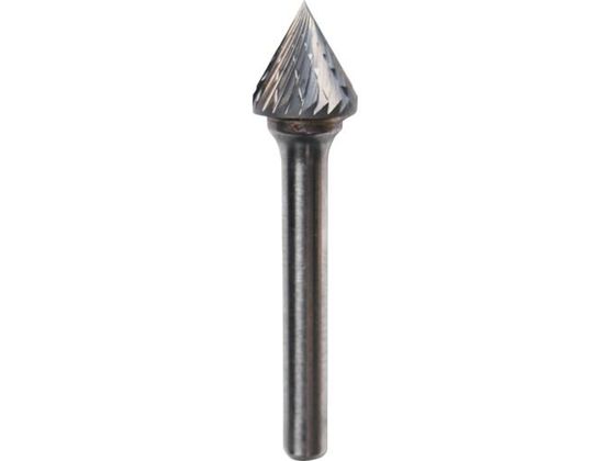 【仕様】●型番：TCBT2900D●形状：円錐60°（ダブルdカット）●軸径（mm）：6●刃径（mm）：12●全長（mm）：60●刃長（mm）：11●最高使用回転数（rpm）：35000●軸長（mm）：49●タイプ：ロー付●使用工具：軸付き...