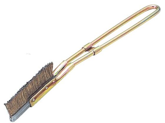 【商品説明】●工具箱に収まるサイズで軽作業向きです。●幅が狭いので細かな作業に適しています。●6種類の材質をそろえ、あらゆるメンテナンス作業に使用できます。【仕様】●型番：TB-2033●毛材：ラッピング●行数（行）：1●全長（mm）：21...