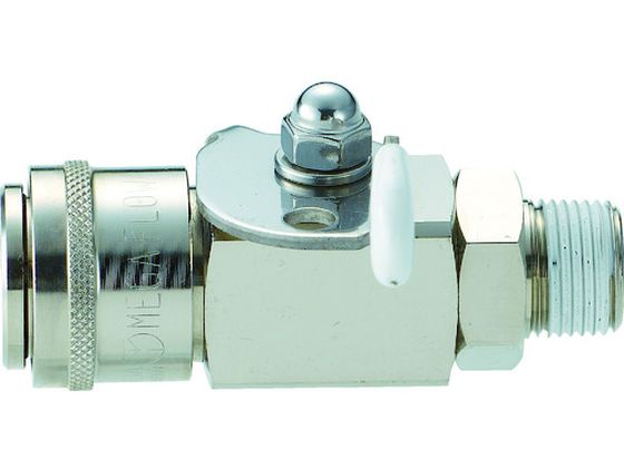 【仕様】●型番：MVS-2M●最高使用圧力（MPa）：2　●接続口径：R1／4　●分岐数：3　●使用流体：空気●使用温度範囲：−5〜60℃　●最高使用圧力：2MPa●本体：黄銅＋鋼鉄＋ニッケルメッキ　●シールゴム：ニトリルゴム（NBR）●一...