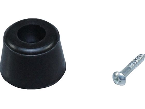 【商品説明】●金具がついているので取り付けが簡単です。【仕様】●型番：KG-280●入数：4個●高さ（mm）：18 ●色：黒 ●幅（mm）：22（上部）28（下部）●天然ゴム●ビス【備考】※メーカーの都合により、パッケージ・仕様等は予告なく...