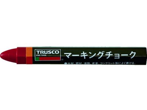 【商品説明】●道路標示・ブロック・コンクリートなどによく書けます。●マーキング後、ぬれても消えにくいです。●どんなところでも使用できるキャップ無しのクレヨンタイプです。【仕様】●型番：TMC-19-R●入数：3本●色：赤　●寸法（mm）：φ...