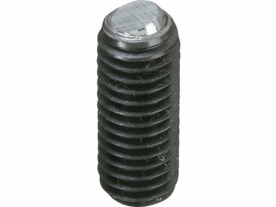 【商品説明】●面で力を受けますので、ワークが軟質な場合や、締め付け力が掛かる場合、角度がある場合などに使用できます。●相手側が傷を嫌う場合、角度のある場合に最適です。【仕様】●型番：BSF6X10●ねじ寸法：M6×1．00　●ボール突き出し...